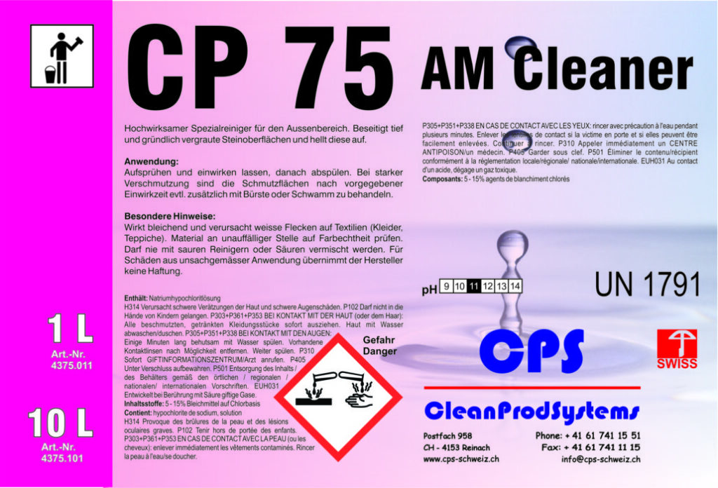 AM Cleaner CP75 - CPS Clean Prod Systems