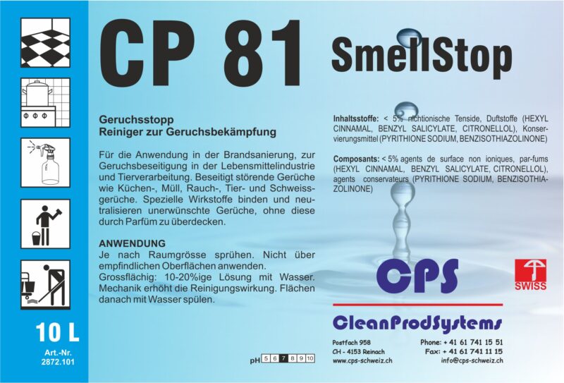 CP81 SmellStop - CPS Clean Prod Systems